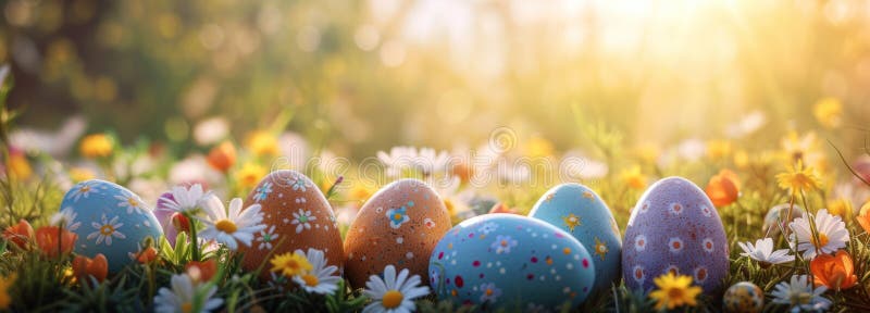 Cluster of Eggs Amongst the Grass Stock Image - Image of fresh ...