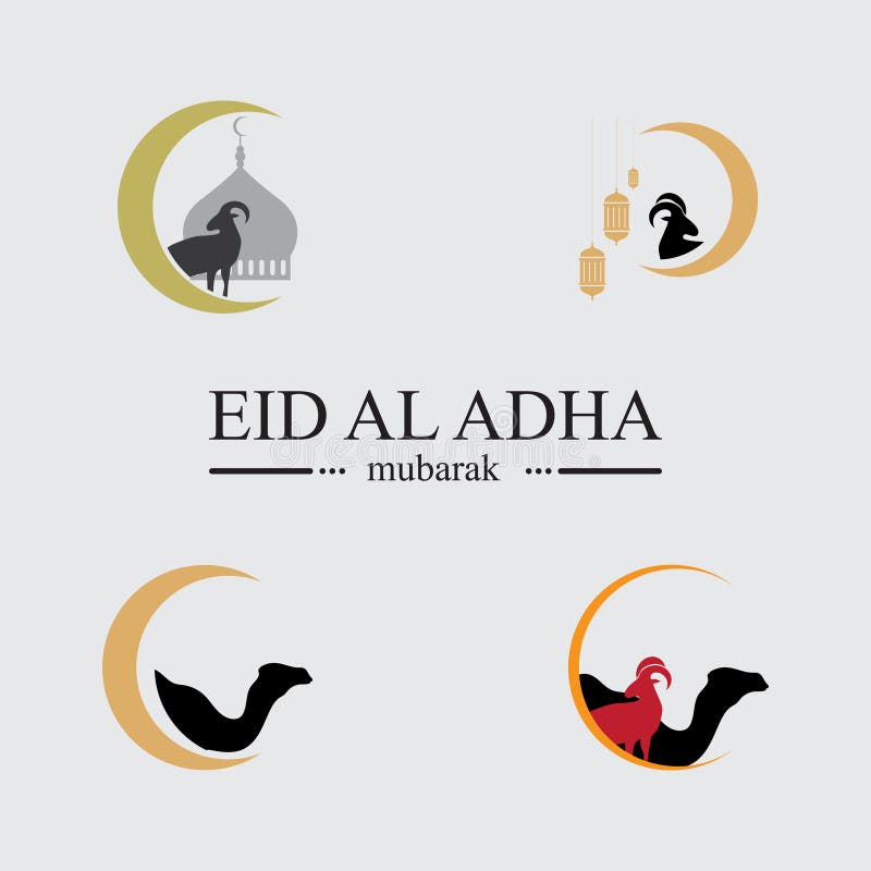 Illustration Vector Graphic of Eid Al Adha Logo Design Stock Vector ...