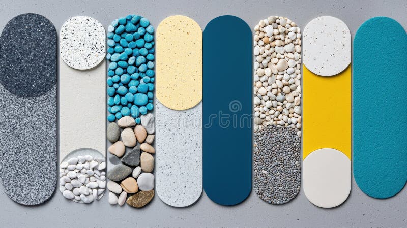 A Collection of Eight Circular Objects, Each with a Unique Color and ...