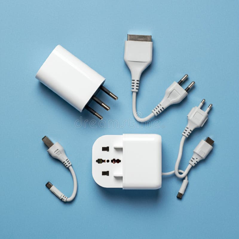 Electrical Travel Adapters Stock Illustrations – 121 Electrical Travel ...