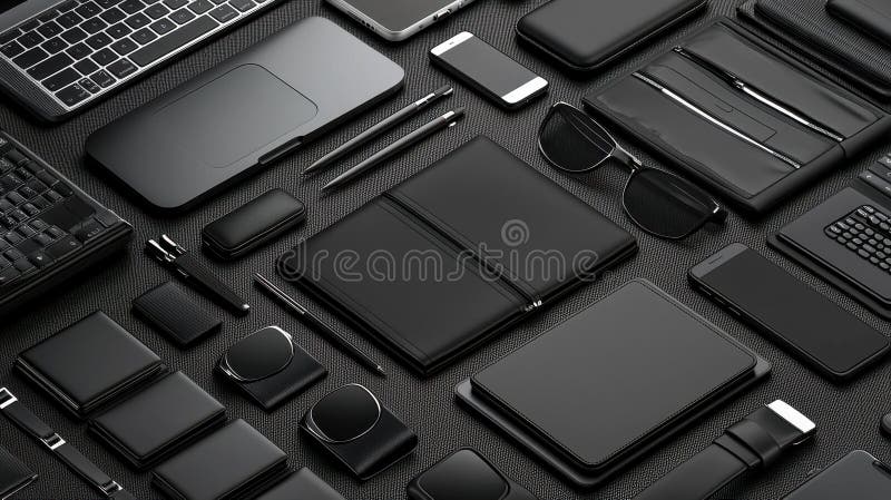 A Collection of Electronic Devices and Accessories are Laid Out on a ...