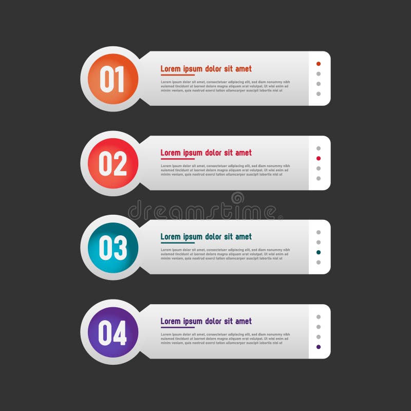 Collection Element Banner Infographic Design Stock Vector ...