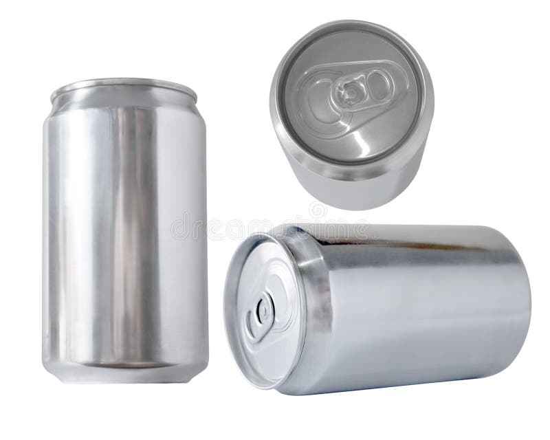 Collection of Energy Drink Soda Can Mockup Template, Isolated on White ...