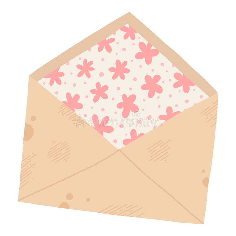 Collection Envelope with Mail, Postmark and Postcard Vector Flat ...