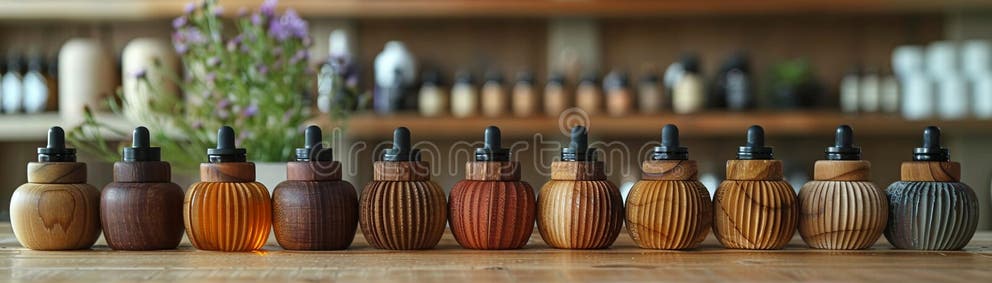Collection of Essential Oils and Aromatherapy Diffusers Stock Image ...