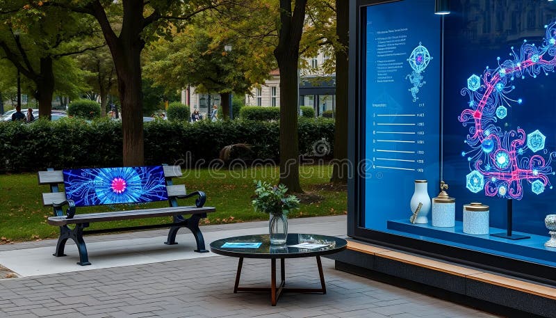 Ai Generated Art Displayed in Urban and Everyday Settings on Digital ...