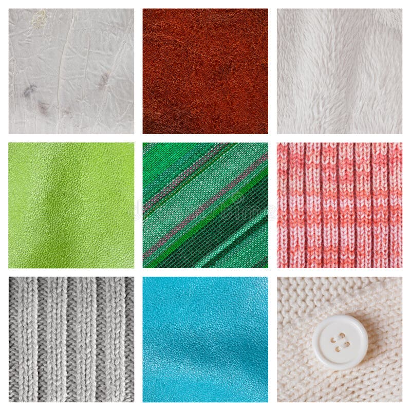 Collection Fabric Textured Background Stock Image - Image of pattern ...