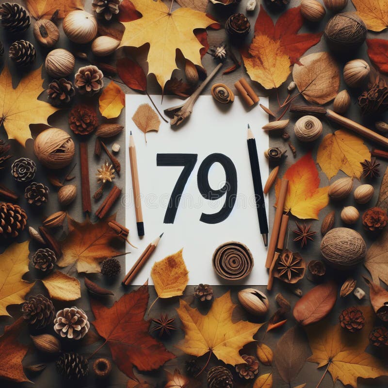 A Collection of Fallen Leaves Scattered Across a Surface, Phot Stock ...