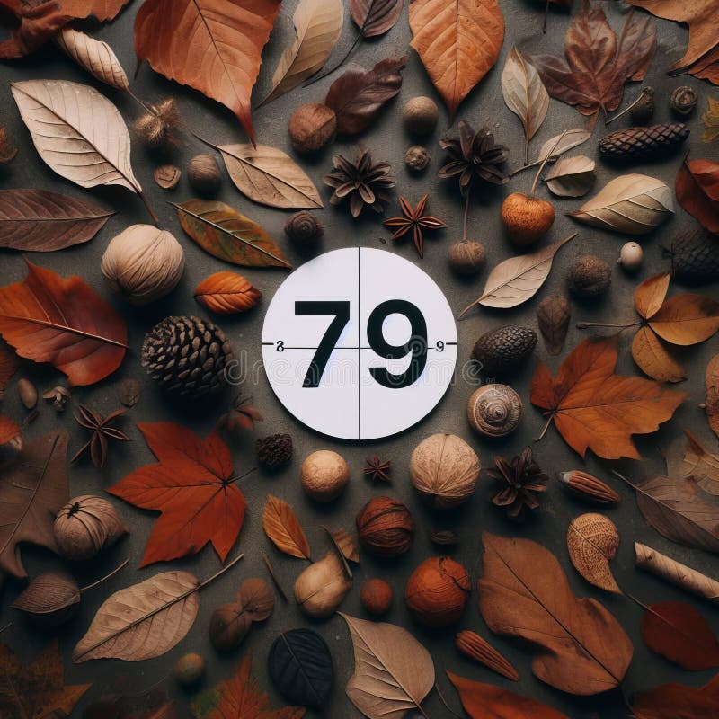 A Collection of Fallen Leaves Scattered Across a Surface, Phot Stock ...