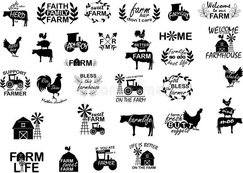 Farm Slogans Stock Illustrations – 17 Farm Slogans Stock Illustrations ...