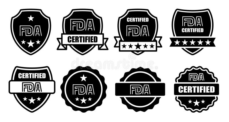 Various Fda Certified Badge Designs Stock Illustrations – 2 Various Fda ...