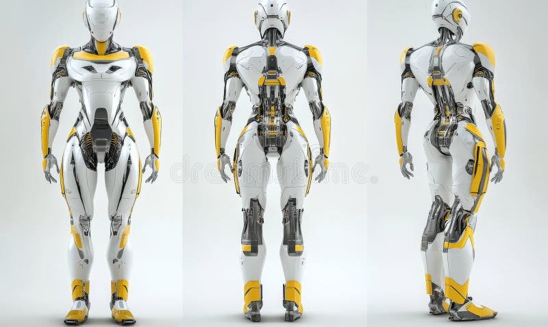 A Collection Featuring a Large Group of Full-body Science-fiction Mech ...