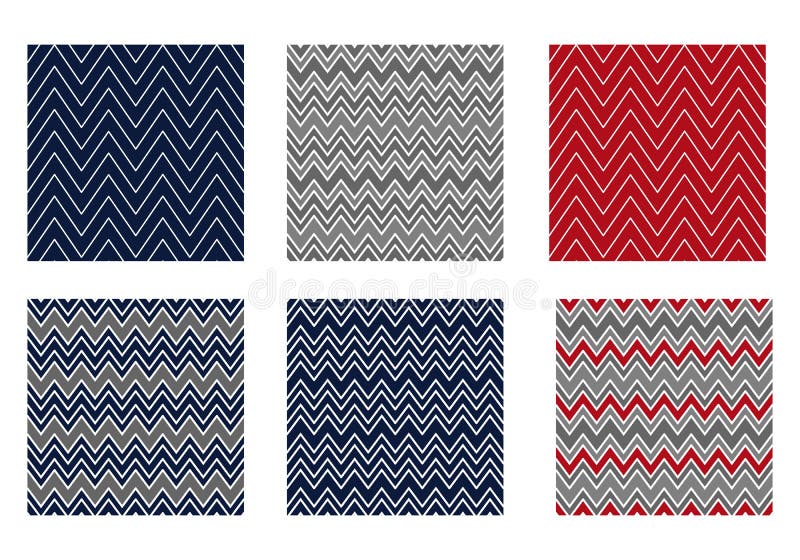 Collection of Festive Christmas Patterns.Vector Illustration Stock Vector - Illustration of ...