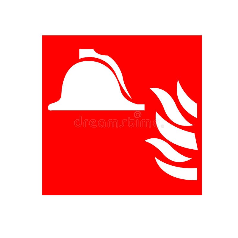 Collection of Fire Fighting Equipment Symbol Sign, Vector Illustration ...