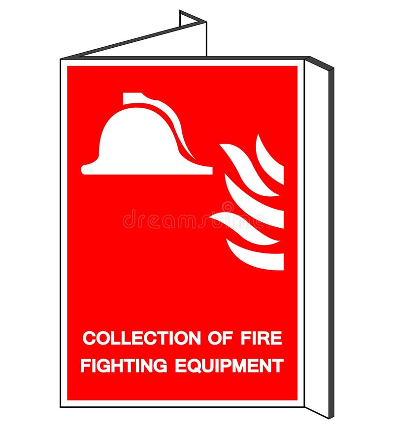 Collection of Fire Fighting Equipment Symbol Sign, Vector Illustration ...