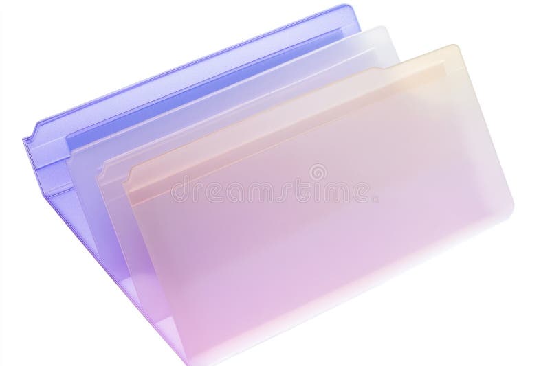 A Collection of Folders Stacked High, Often Used in Offices or Homes ...