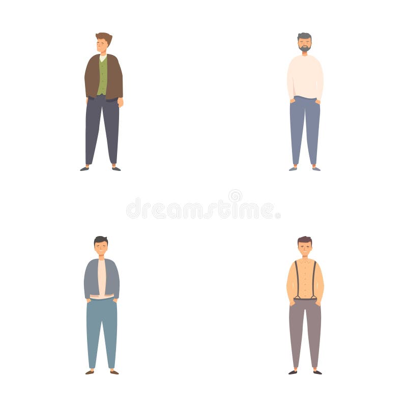 Standing Figures Editable Stock Illustrations – 86 Standing Figures ...