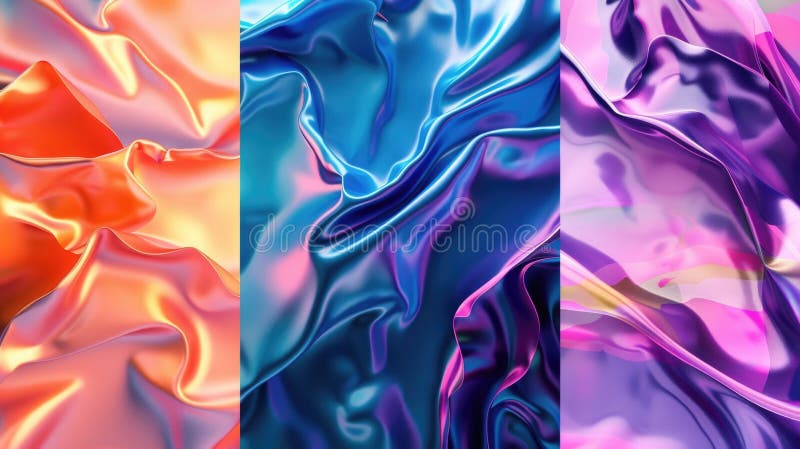 Collection of Four Different Colored Backgrounds for Various Design ...