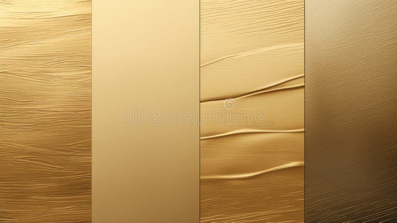 A Collection of Four Different Shades of Gold for Various Design ...