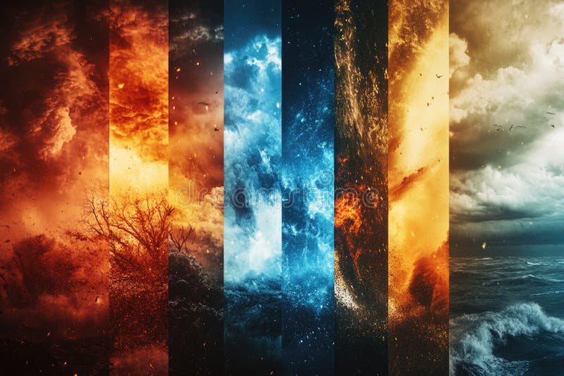 A Collection of Four Photographs Showcasing Different Views of the ...