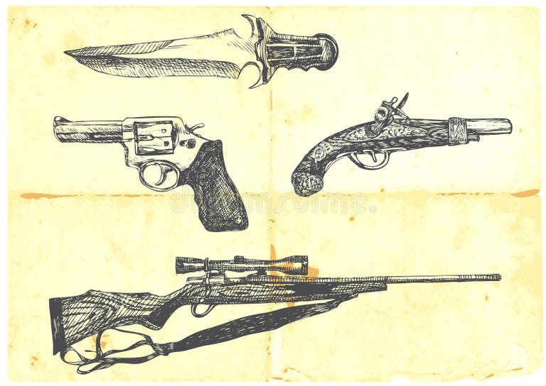 Death Weapons Stock Illustrations – 884 Death Weapons Stock ...