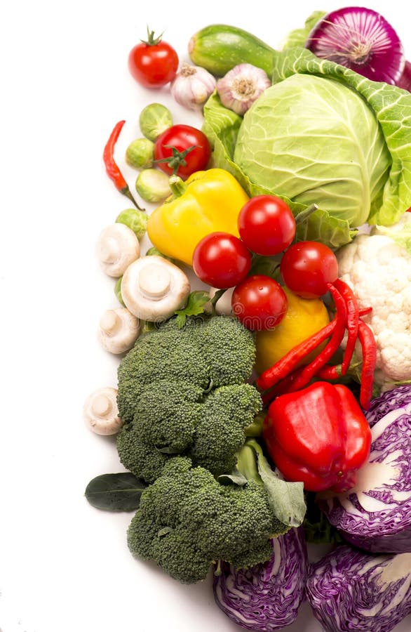 Collection of Fresh Vegetables Stock Photo - Image of paprika, market ...