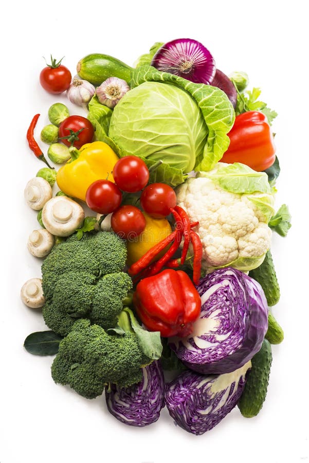 Collection of Fresh Vegetables Stock Image - Image of composition ...
