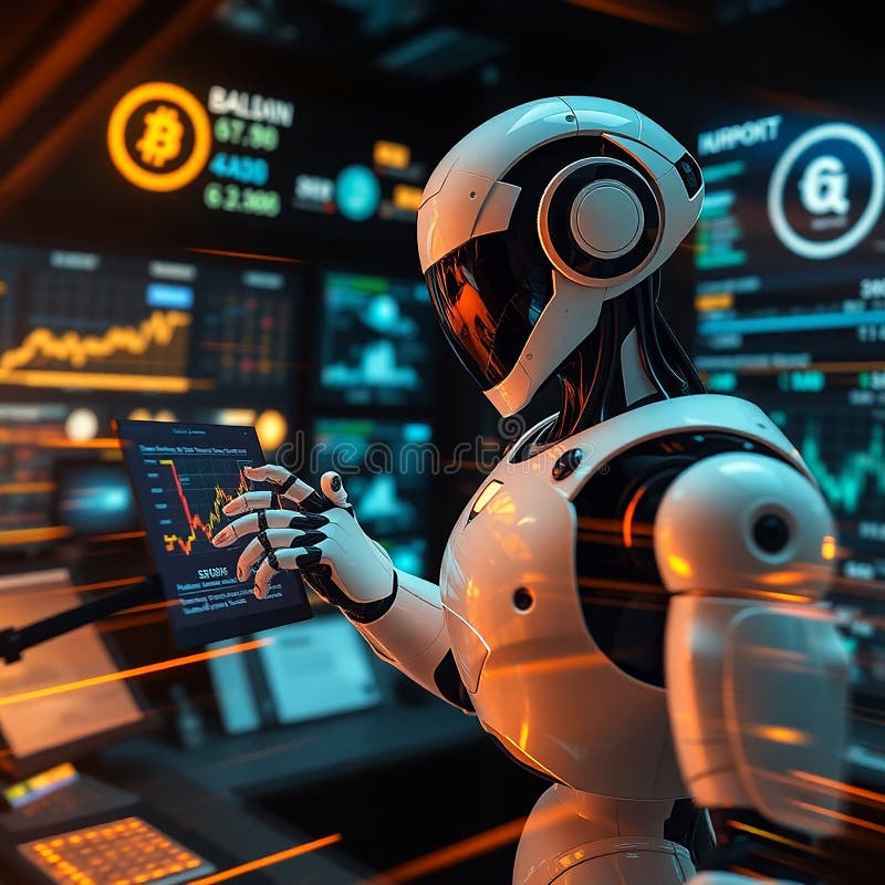 AI-Powered Robots in Cyber Operations Stock Illustration - Illustration ... AI-Powered Robots in Cyber Operations Stock Illustration - Illustration ...