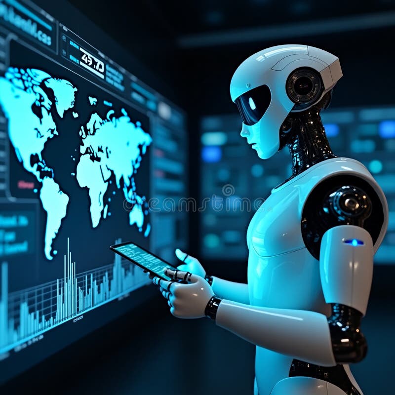AI-Powered Robots in Cyber Operations Stock Image - Image of humanoid ... AI-Powered Robots in Cyber Operations Stock Image - Image of humanoid ...