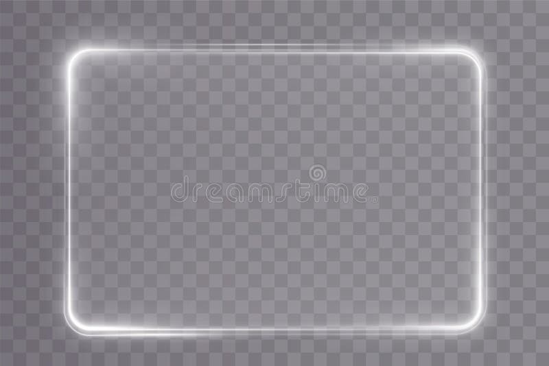 Collection of Futuristic Hud Light White Frame. PNG Technological ...