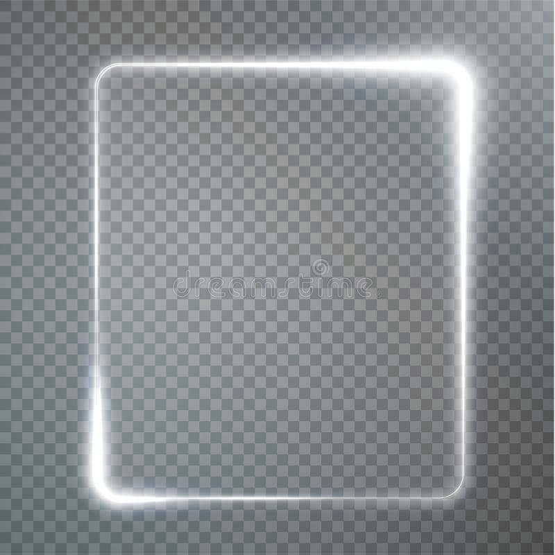 Collection of Futuristic Hud Light White Frame. PNG Technological ...