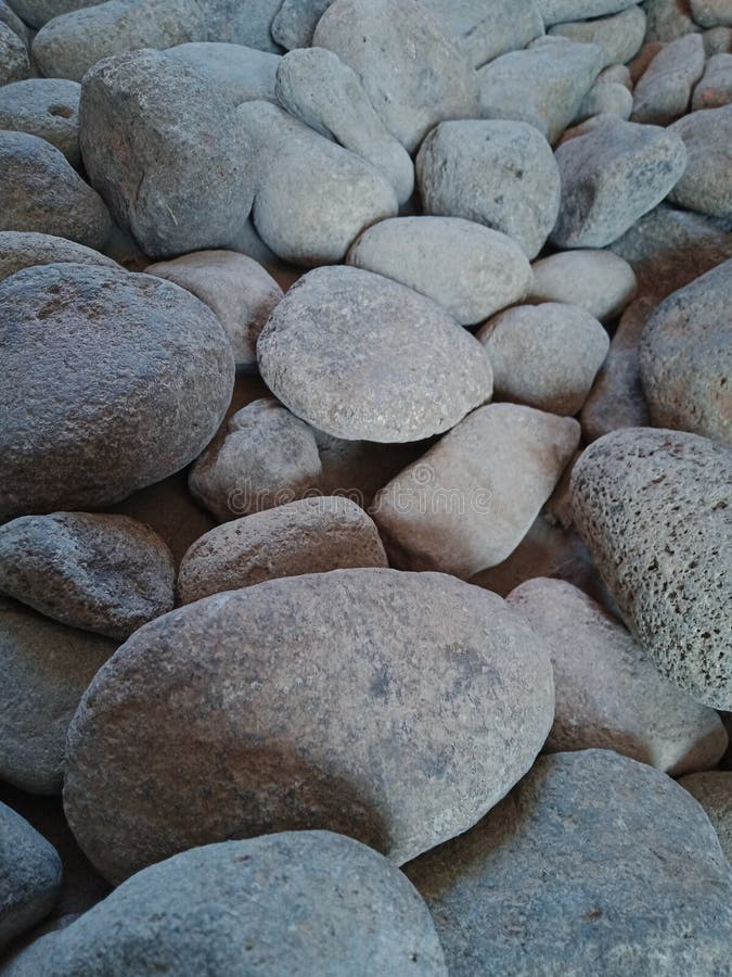A Collection of Garden Stones Suitable for the Background Stock Image ...