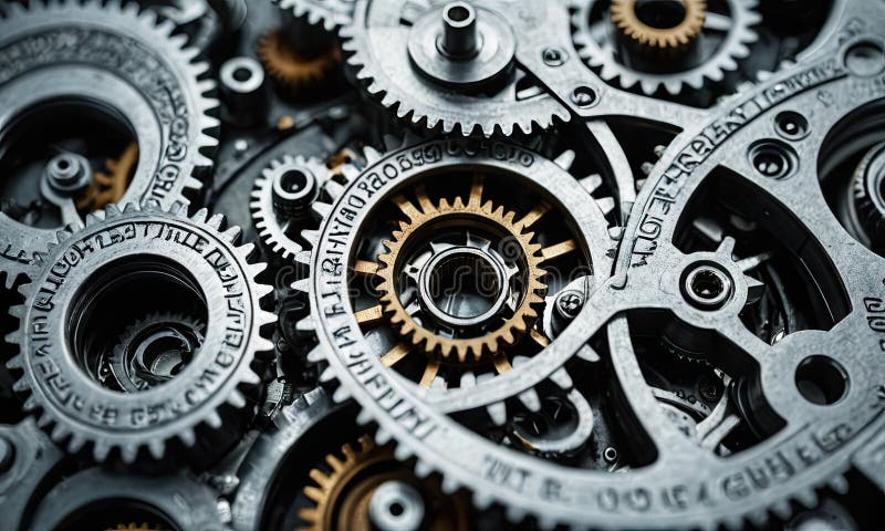 A Collection of Gears are Shown in this Image, with the Number 10 ...