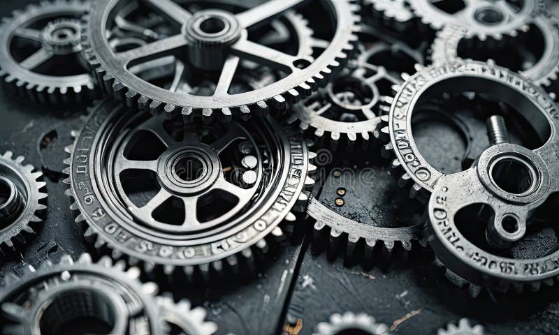 A Collection of Gears are Shown in this Image, with Some of Them Being ...