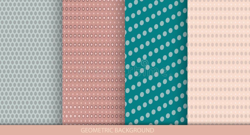 Collection Geometric Patterns in Pastel Colors. Abstract Minimalistic ...