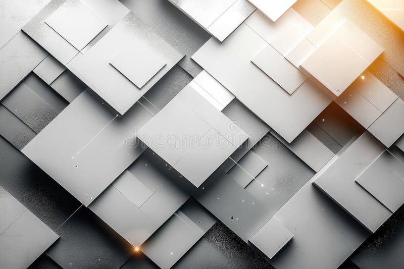 A Collection of Geometric Shapes Forming a Pattern Stock Image - Image ...