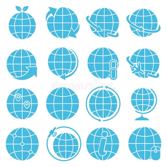 Collection of Global Concepts. Vector Illustration Decorative Design ...