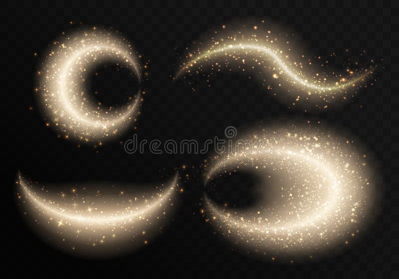 Collection of Gold Design Elements Stock Vector - Illustration of ...