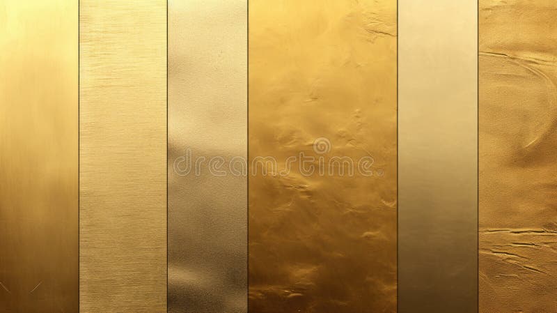 A Collection of Gold and Silver Metallic Foils. Great for Crafts and ...