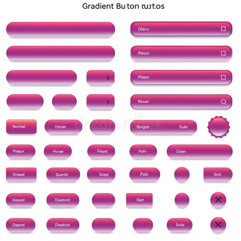 Buttons Shapes Sizes Stock Illustrations – 395 Buttons Shapes Sizes Stock Illustrations, Vectors ...