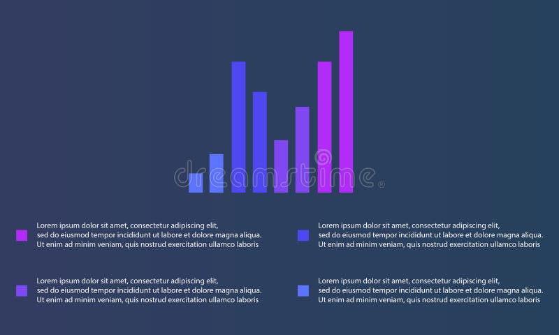 Collection Graph and Data Design Business Infographic Stock Vector ...