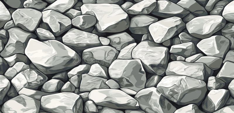 A Collection of Graphite Stone, Coal, and Rocks Used for Building a ...