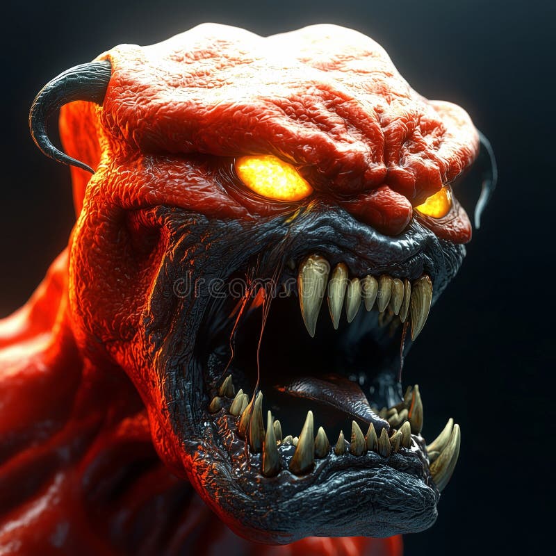 Monstrous Anthropomorphic Fruit and Vegetable Creatures Stock ...