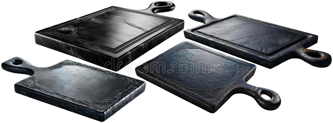 Black Stone Cutting Boards Stock Illustrations – 19 Black Stone Cutting ...