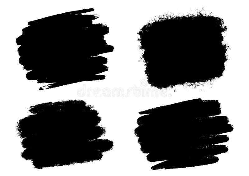 Collection of Grunge Backgrounds Stock Vector - Illustration of painted ...