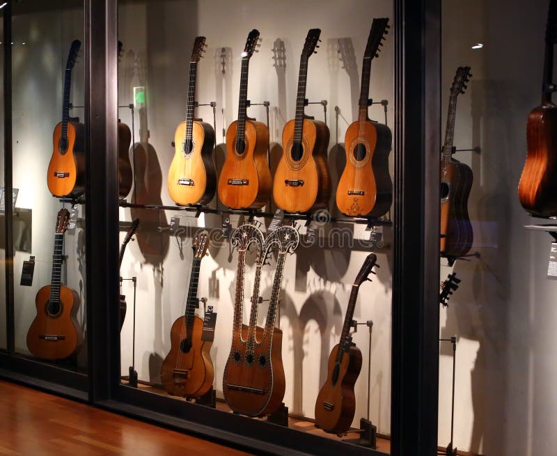 Collection of guitars editorial photography. Image of artistic - 42178902