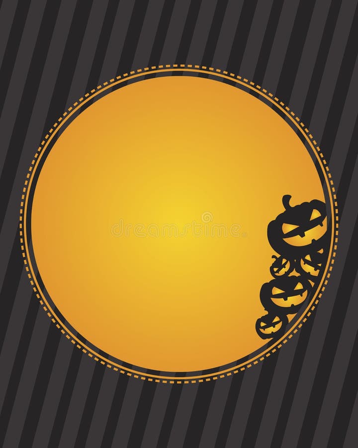 Collection of Halloween Theme Frame Stock Vector - Illustration of ...