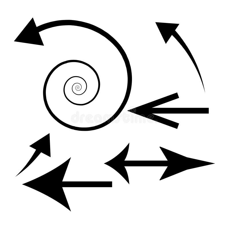 Collection of Hand Drawn Arrows Simple Arrow Icons, Set Vector ...