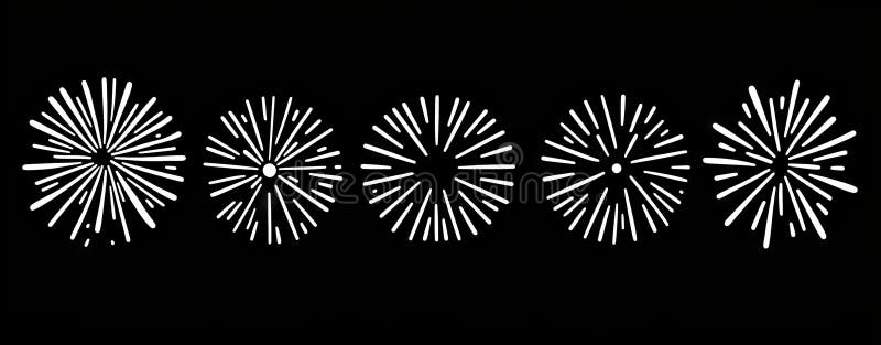 A Collection of Hand-drawn Chalkboard Circle Line Badges. Rustic, Chalk ...