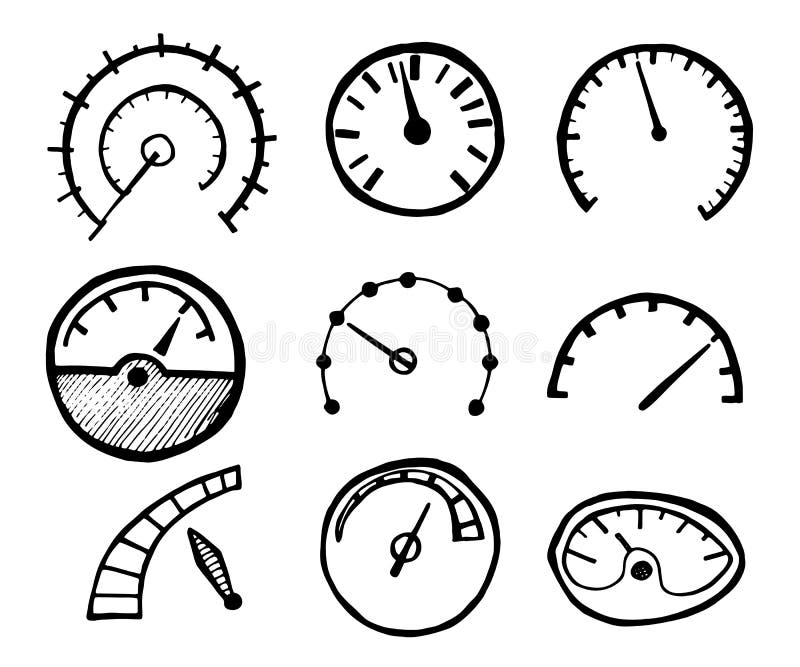 Moto Speed Odometer Stock Illustrations – 28 Moto Speed Odometer Stock ...